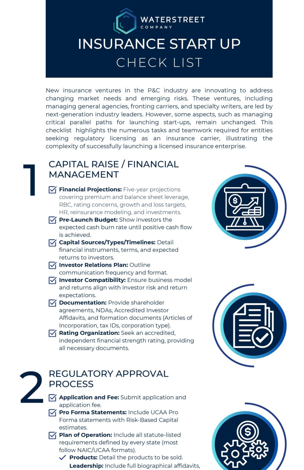 P&C Insurance Startup Checklist | WaterStreet Company